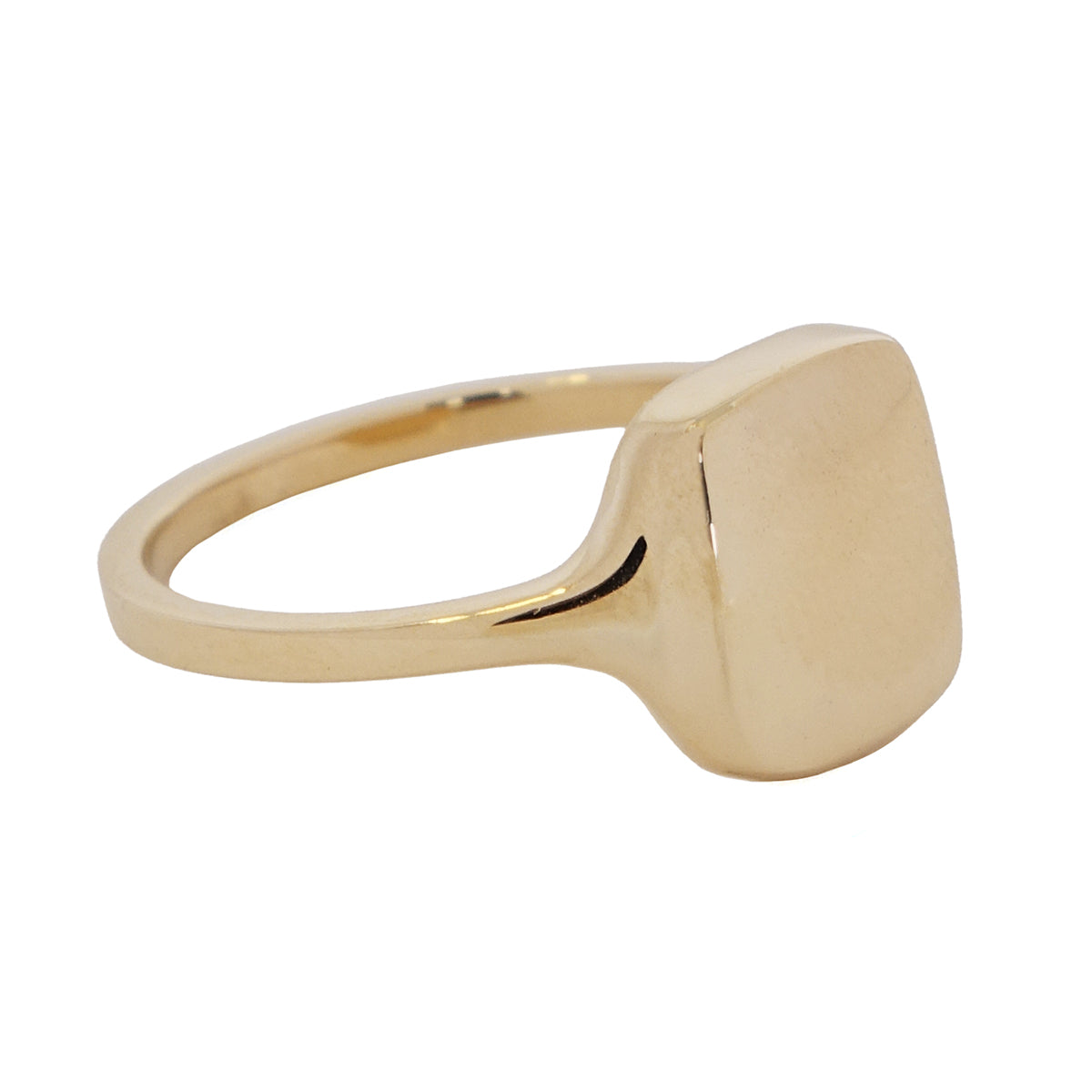 Gold Ingot Signet Ring – H.K.S.